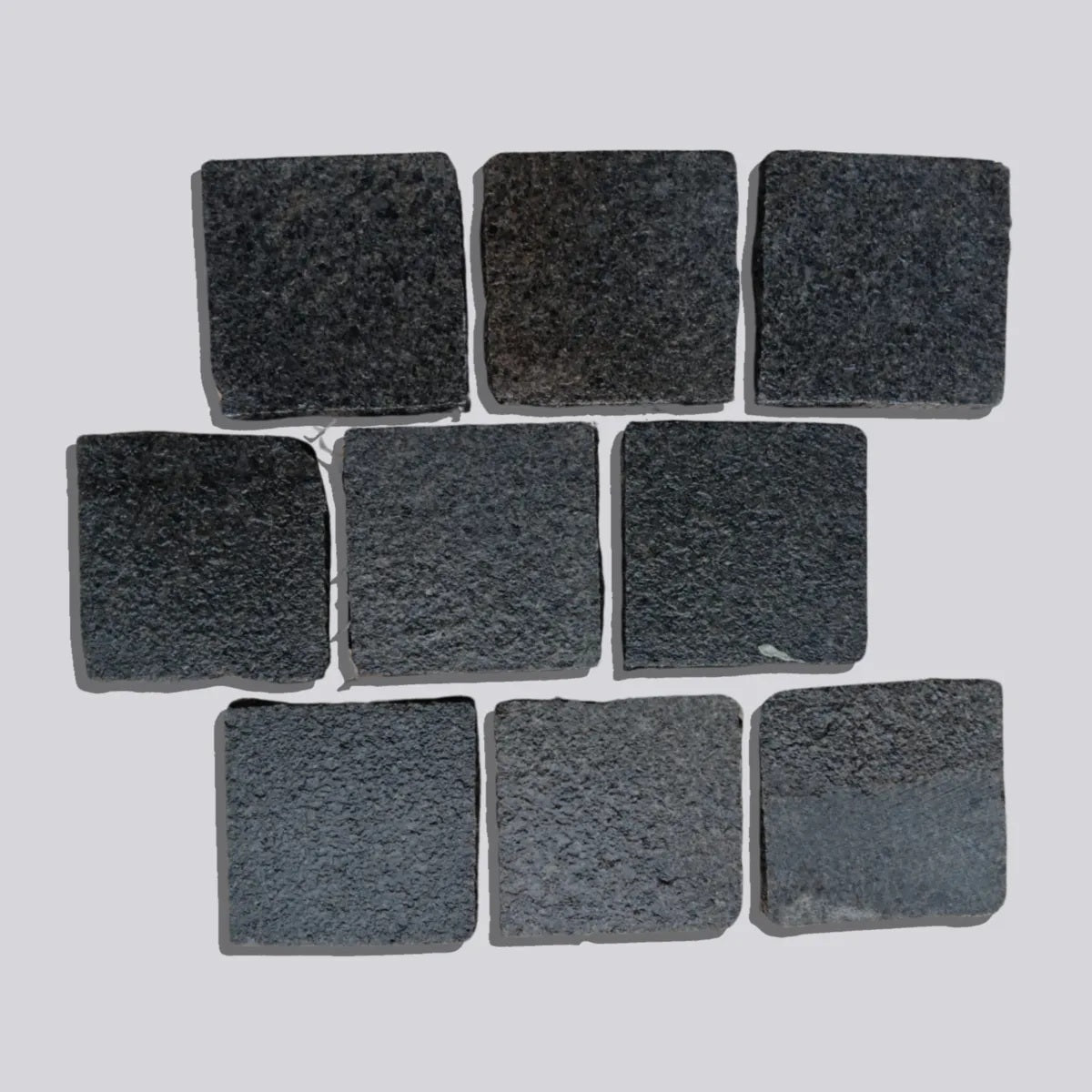 Buy Raven Black Granite Mesh Cobblestone Online | Stone Oasis