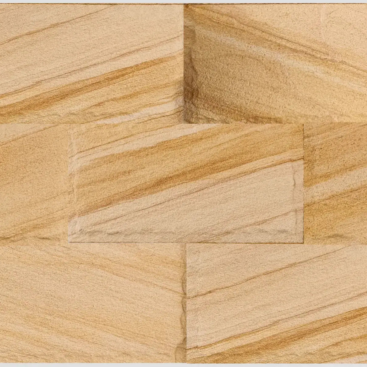 Indian Teakwood Rockface Sandstone Cladding